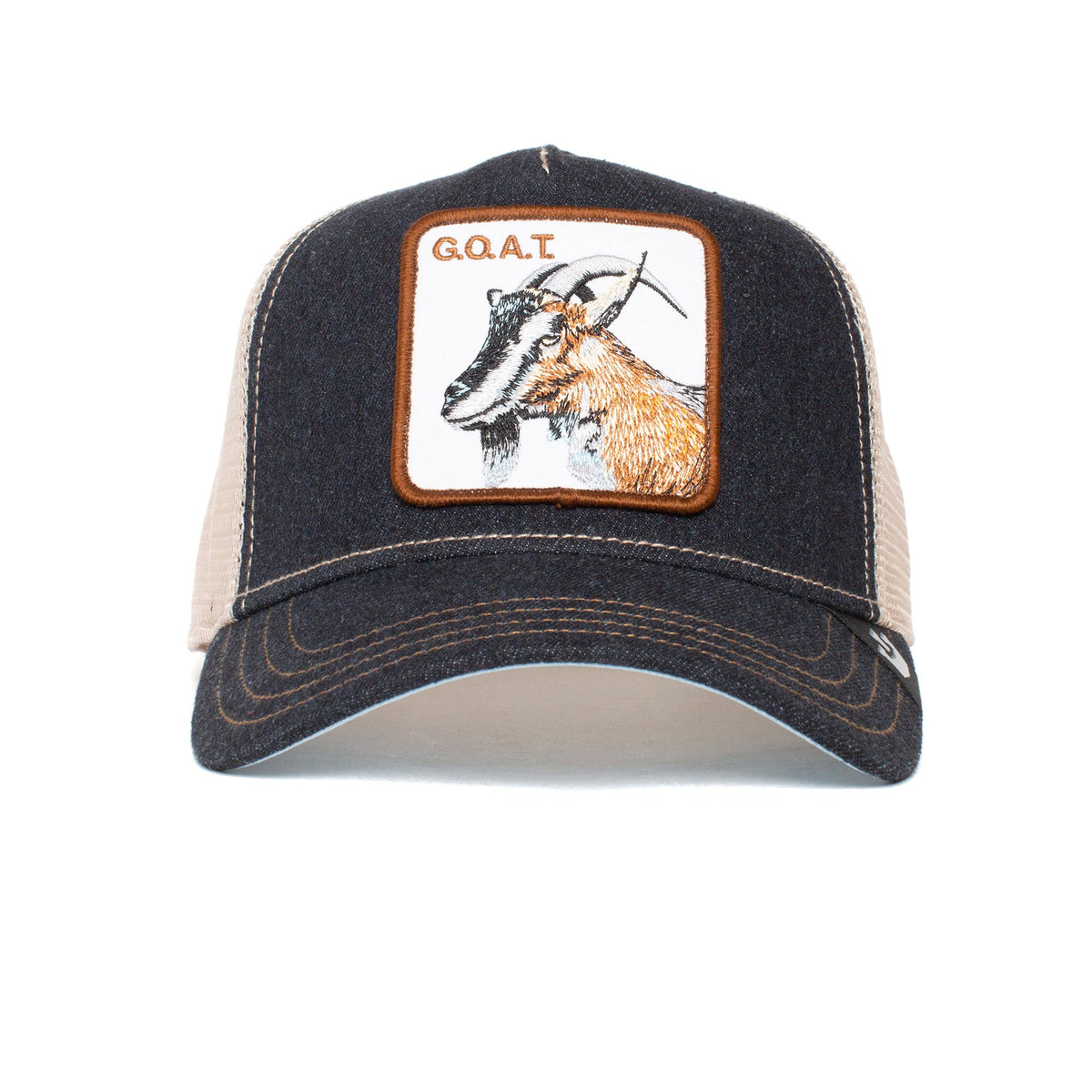 Goorin Bros. The Goat Trucker Hat in Charcoal, One Size, 57% polyester ...